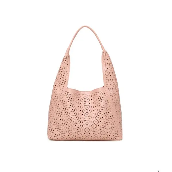 LILLY LOVES Cut Out Shoulder Bag - Pink