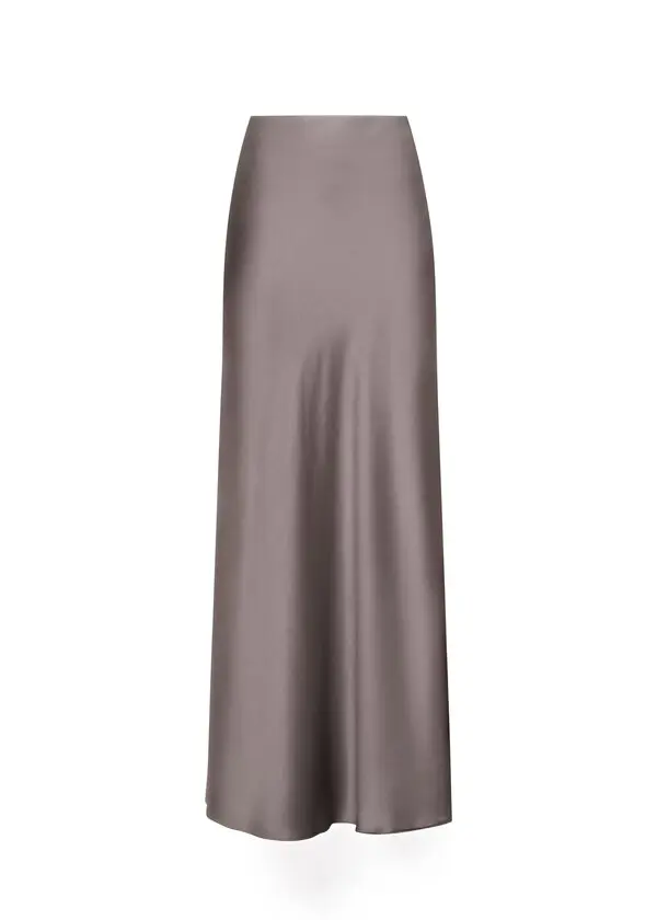 HER CIPHER Silk Maxi Skirt
