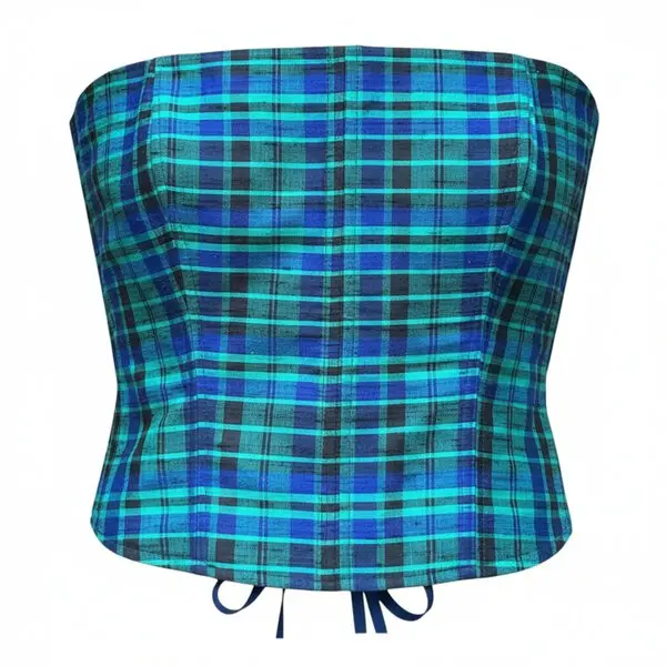 THE COOLGIRL NYC Jane Corset - Blue/black