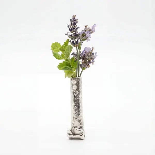 MARTINA ROZENBERG SMIRA JEWELRY Vessela Brooch - Silver