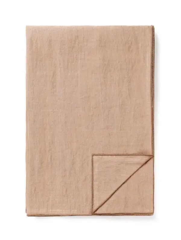 TAMEKO Neutrals / Merrow Table Cloth — Ochre - Orange