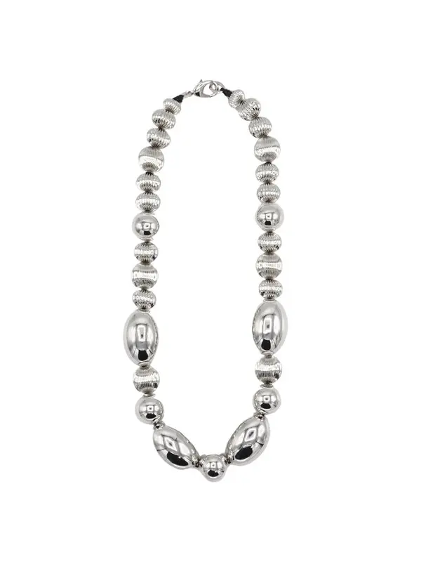 SITA NEVADO Gallo Beaded Necklace - Silver