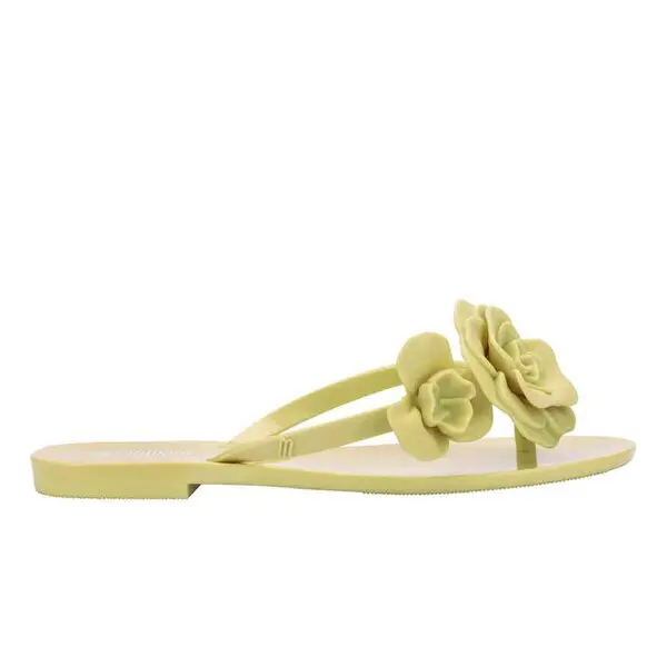 Melissa Harmonic Petals Flip Flops - Green