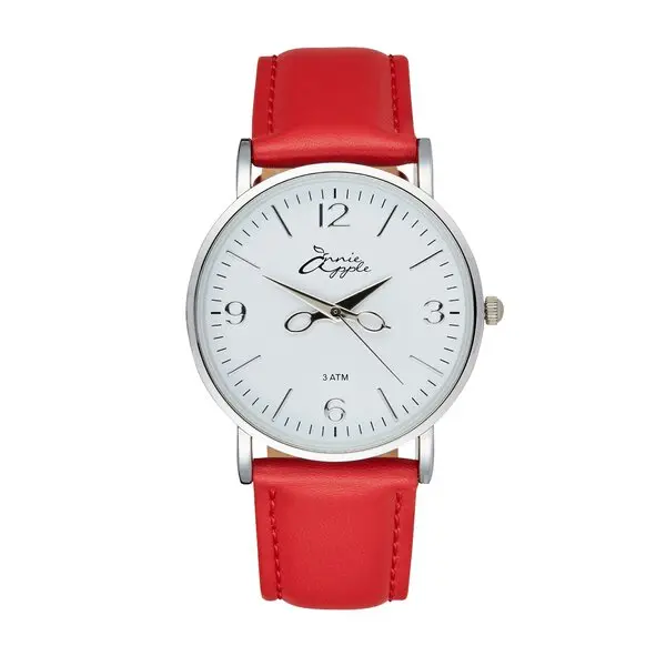 BERMUDA WATCH COMPANY Annie Apple Scissor Hands Watch - Red