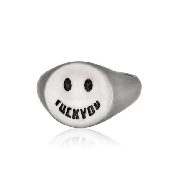 CARTOGRAPHY Signet Ring In Sterling - Silver