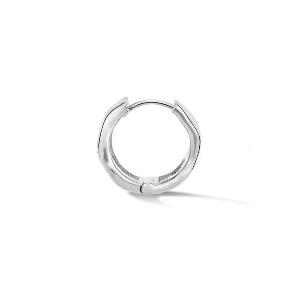 DOWER & HALL Sterling Waterfall Hoop Earrings - Silver