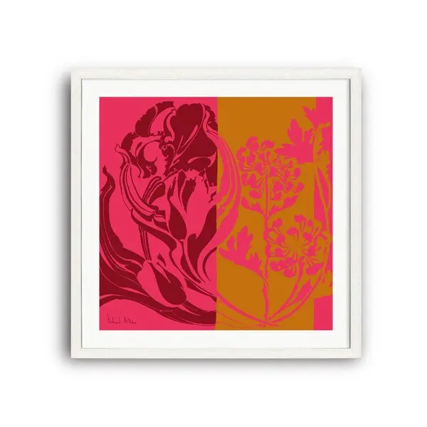 RICHARD ALLAN LONDON Aster Art Print - Pink
