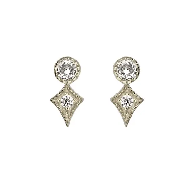 VICSTONENYC FINE JEWELRY Stud Earrings - Silver