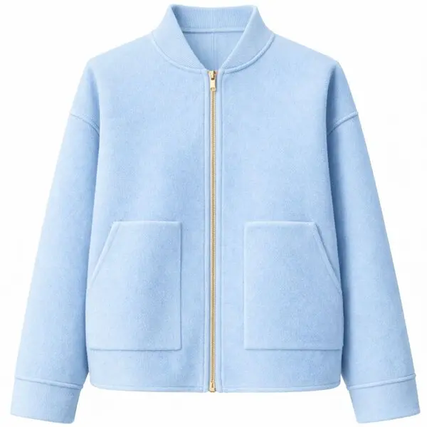 GUARDS LONDON Tallulah Wool Cashmere Zip Jacket