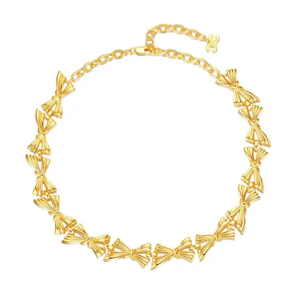 CLASSICHARMS Butterfly Choker Necklace - Gold