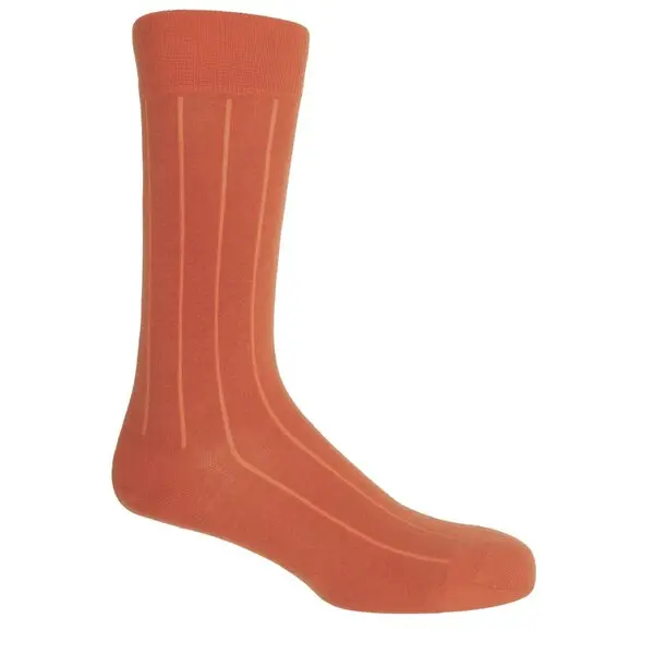 PEPER HAROW - MADE IN ENGLAND Cashmere Blend Socks - Orange