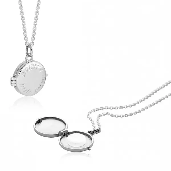CARTOGRAPHY Mother's Little Helper Pill Holder Statement Necklace - Silver