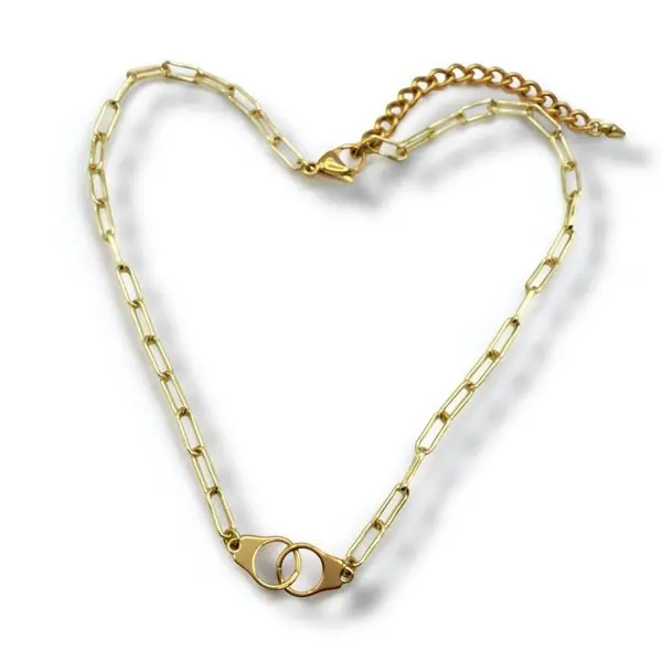 JAGGED HALO JEWELRY Baby Bond Choker - Gold