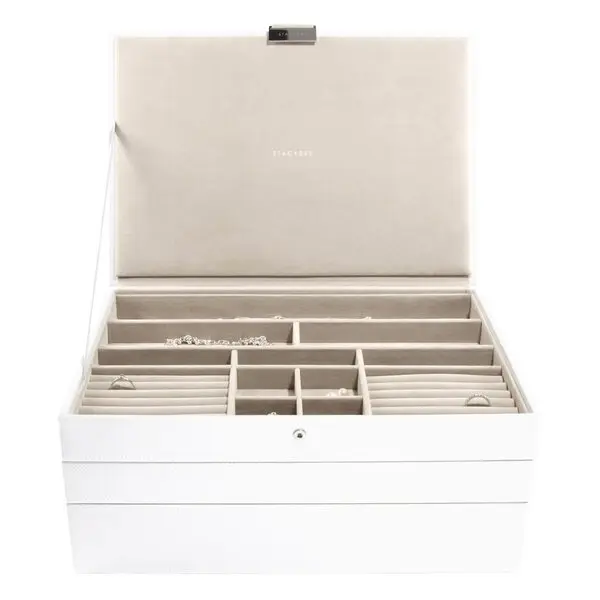 STACKERS Supersize Jewelry Box - White