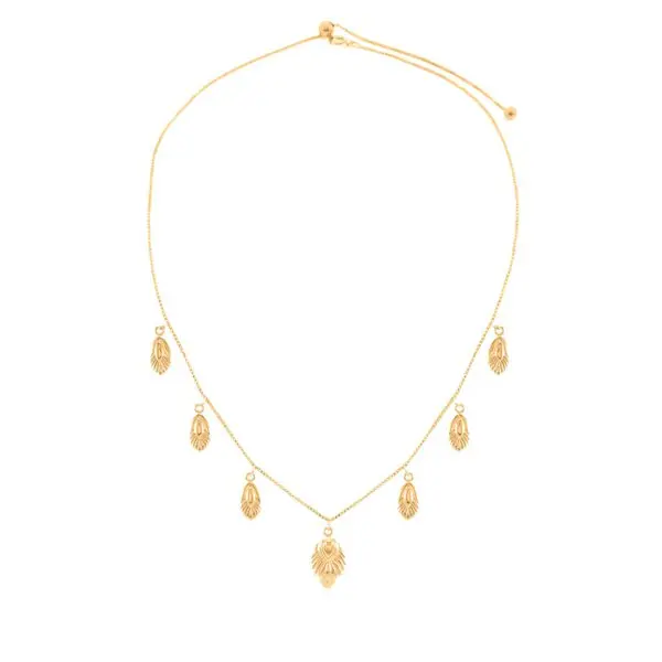 SEVEN SAINTS Artemis Slider Choker Necklace - Gold