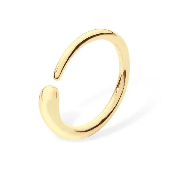 LUCY QUARTERMAINE Single Drop Vermeil Ring - Gold