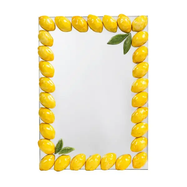 FEELING GOOD INSIDE Lemon Lemon Mirror - Yellow
