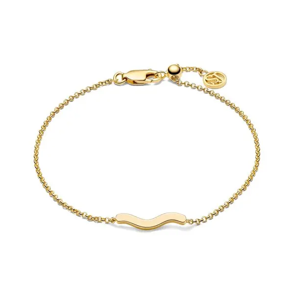 SIF JAKOBS JEWELLERY Ellera Waves Pianura Bracelet By - Gold