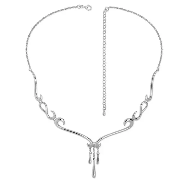LUCY QUARTERMAINE Element Necklace - Silver