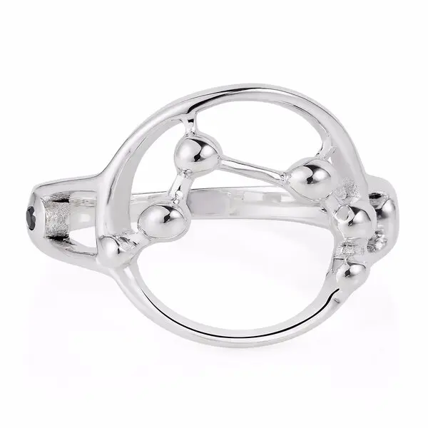 YASMIN EVERLEY JEWELLERY Aries Astrology Ring - Silver