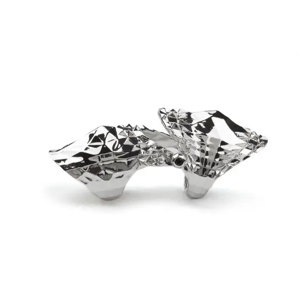 KASUN LONDON Armour Ring - Silver