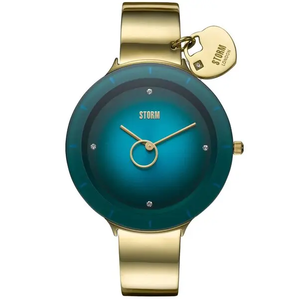 STORM Liana Gold Teal Watch - Gold/green