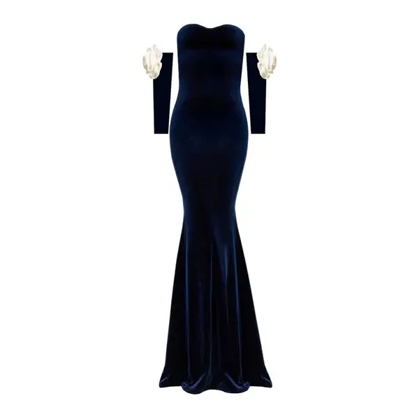 NUR KARAATA Versailles Rose Gown