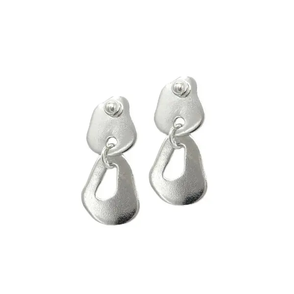 BIO-TRIMMINGS Tesla Multi-wear Earrings - Silver