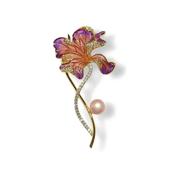NINEMOO Twilight Violet Brooch - Purple