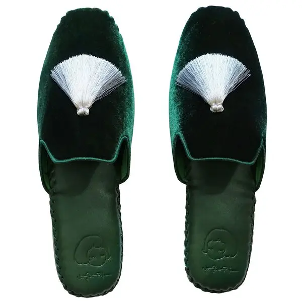 Not Just Pajama Handmade Velvet Slippers