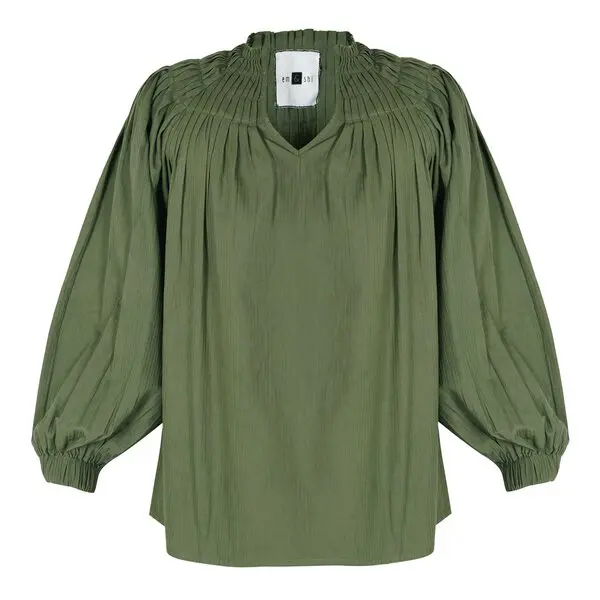 EM & SHI Pleated Top