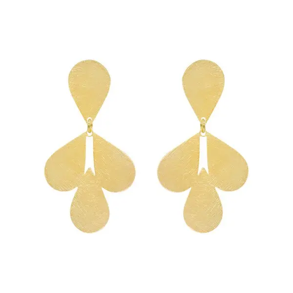 MARCIA MORAN Bunzi Dangle Earrings - Gold