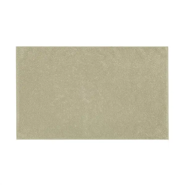 MISONA Loop Organic Cotton Bath Mats Sage - Green