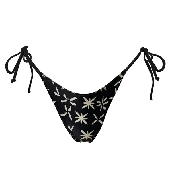 NARA SWIM Isla Reversible Bikini Bottom - Black