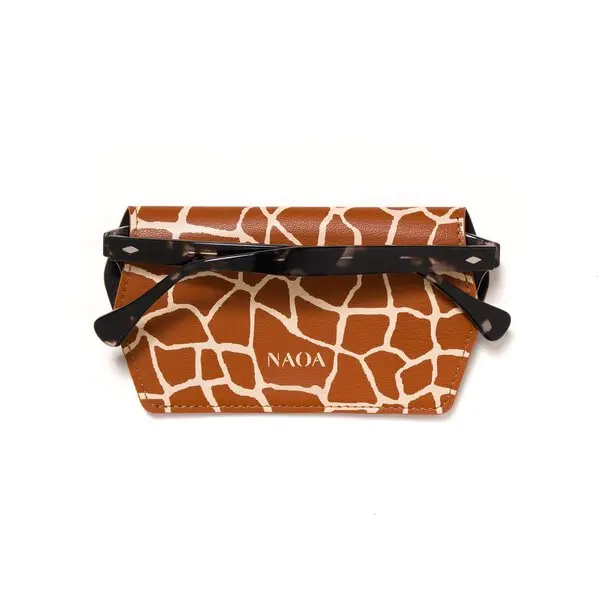 NAOA Slim Glasses Case - Brown