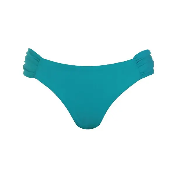 LULA-RU Ruched Bottoms - Green
