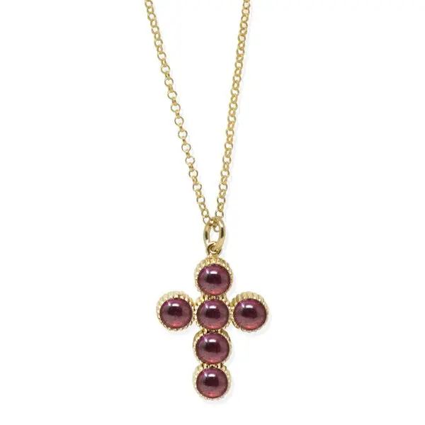 VINTOUCH ITALY Hope Necklace - Red/gold