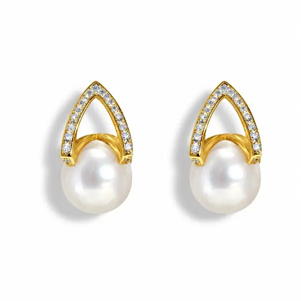 NINEMOO Arché Pearl Earrings - Gold
