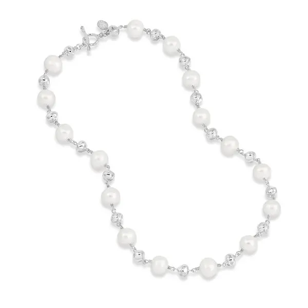 DOWER & HALL Sterling Pearl Necklace - Silver
