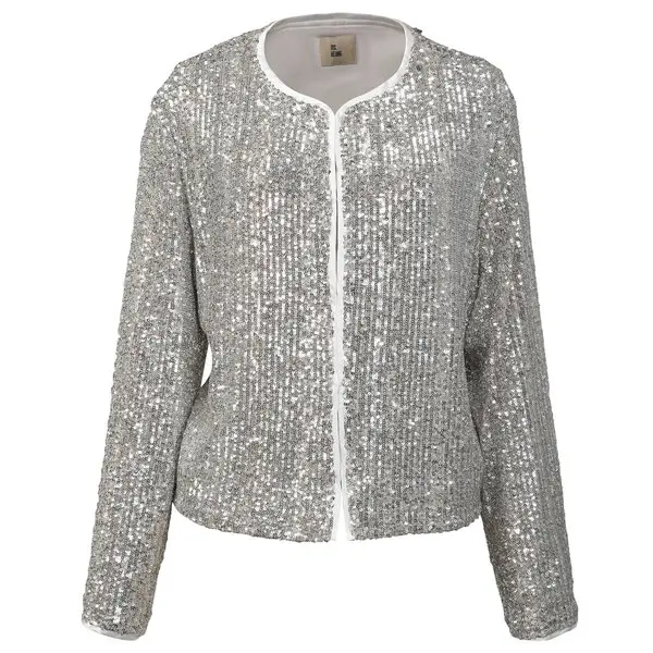 SMART AND JOY Glitter Jacket - Grey