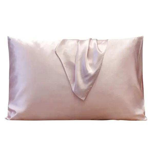 SOFT STROKES SILK Pure Mulberry Silk Pillowcase Standard Baby - Pink