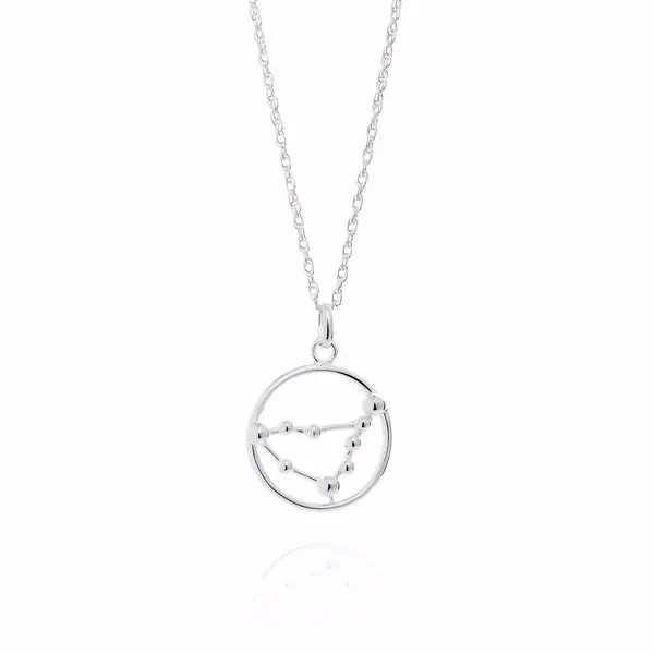YASMIN EVERLEY JEWELLERY Capricorn Astrology Necklace - Silver