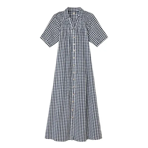 SUNSHINE TIENDA Gingham Oasis Dress