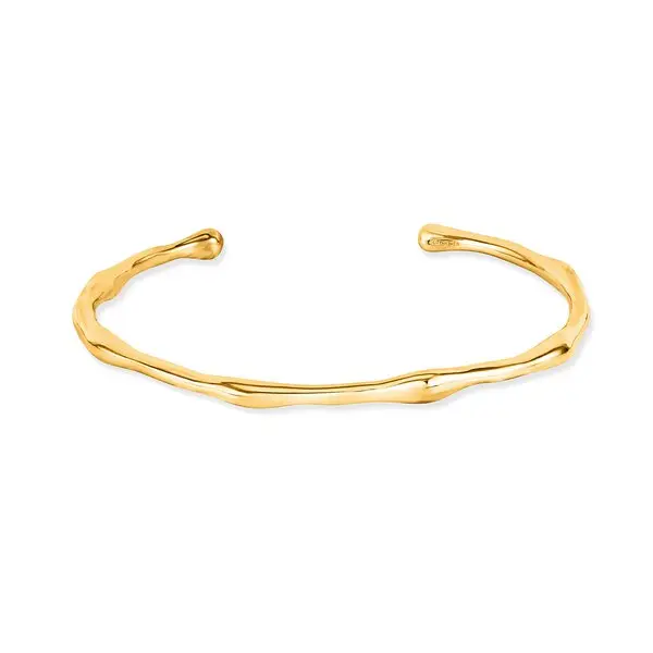 DOWER & HALL Waterfall Bangle In Vermeil - Gold