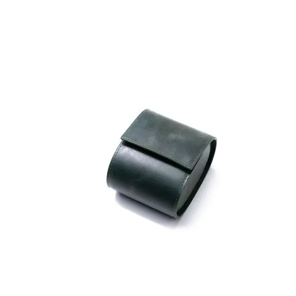 ROARCRAFT Leather Single Watch Roll - Green