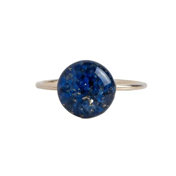 KATE KOEL Lapis And Gold Ring - Blue