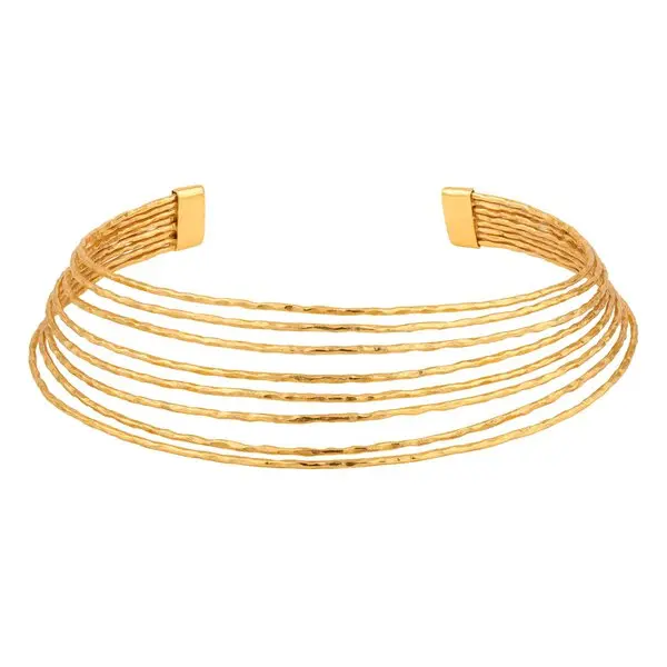 GEM BAZAAR JEWELLERY Vermeil Choker - Gold