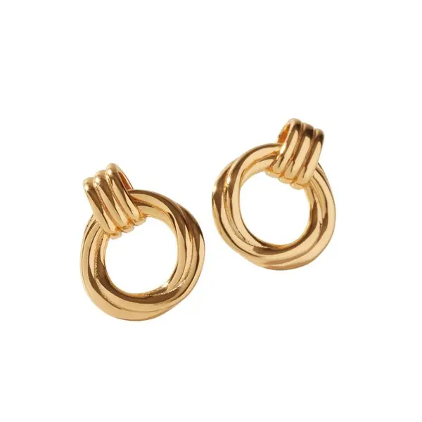 MURU Karma Stud Earrings - Gold