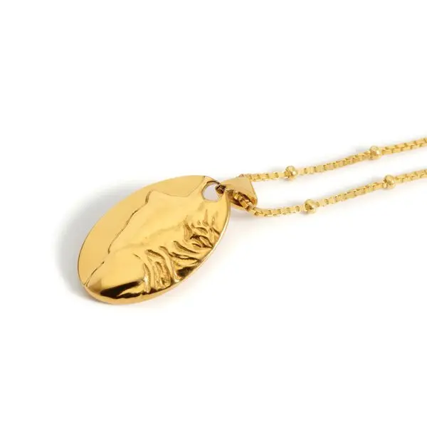POTOSKA Fera Pendant Necklace - Gold