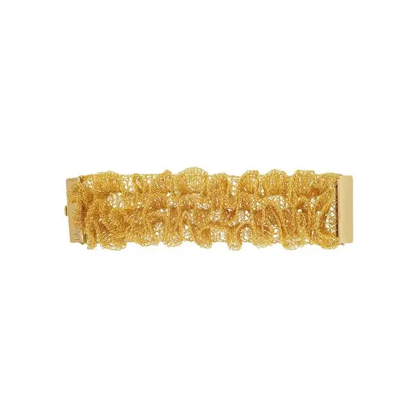 LAVISH BY TRICIA MILANEZE All Rio Crochet Bracelet - Gold